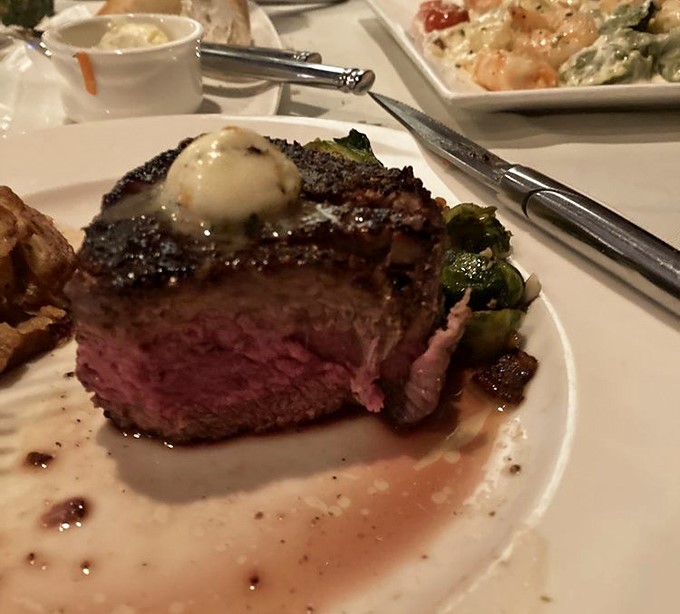 This isn't just a steak&mdash;it's a masterpiece of meat. Perfectly seared exterior, melt-in-your-mouth interior, and that butter melting on top? Pure bliss.