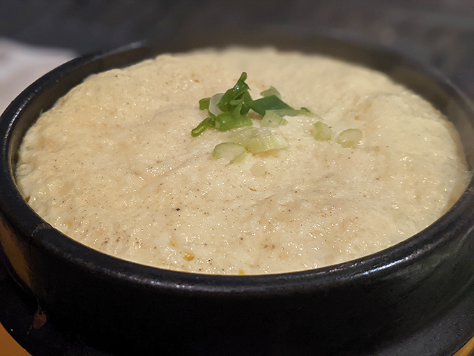 Behold the steamed egg&mdash;a cloud-like creation that somehow manages to be both impossibly fluffy and custardy at once. Simplicity, perfected.