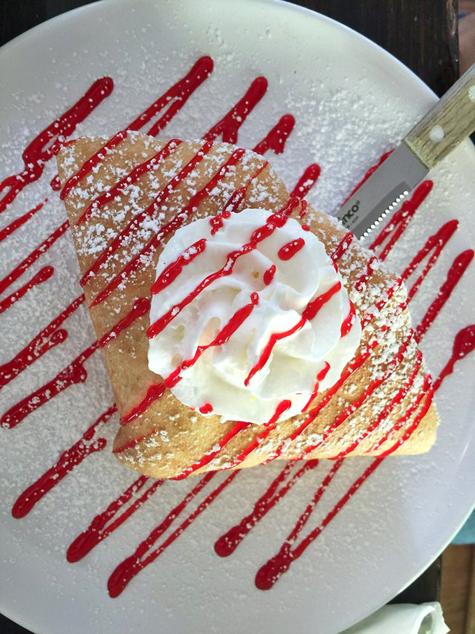 Dessert masquerading as breakfast? Don't mind if I do! This berry-drizzled creation makes a compelling case for starting your day with something sweet.