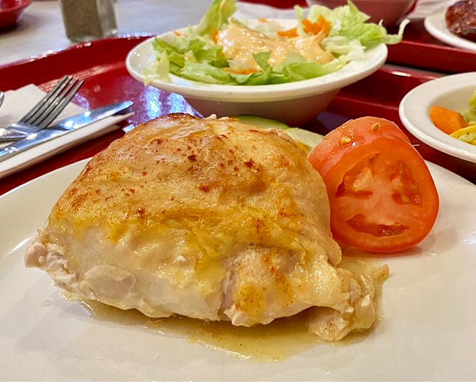 Behold the star attraction&mdash;the stuffed chicken breast that's inspired road trips and family traditions. That golden-brown exterior is just the beginning of the magic.