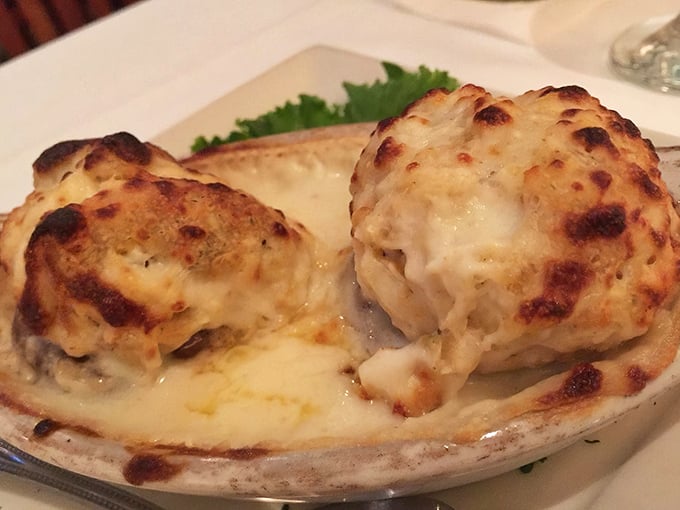 These golden-crowned beauties are the stuffed mushrooms that'll make you question every other mushroom you've ever eaten.