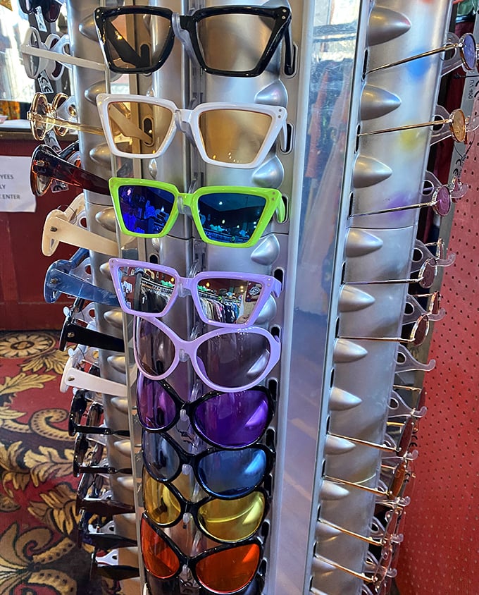 Sunglasses in every shade of audacious&mdash;because in Portland, even on cloudy days, your style statement should be crystal clear.