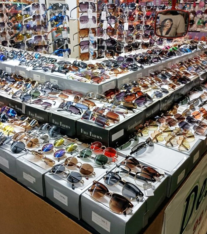 Sunglasses paradise where your inner movie star meets your budget-conscious accountant. With this selection, everyone's future looks bright.