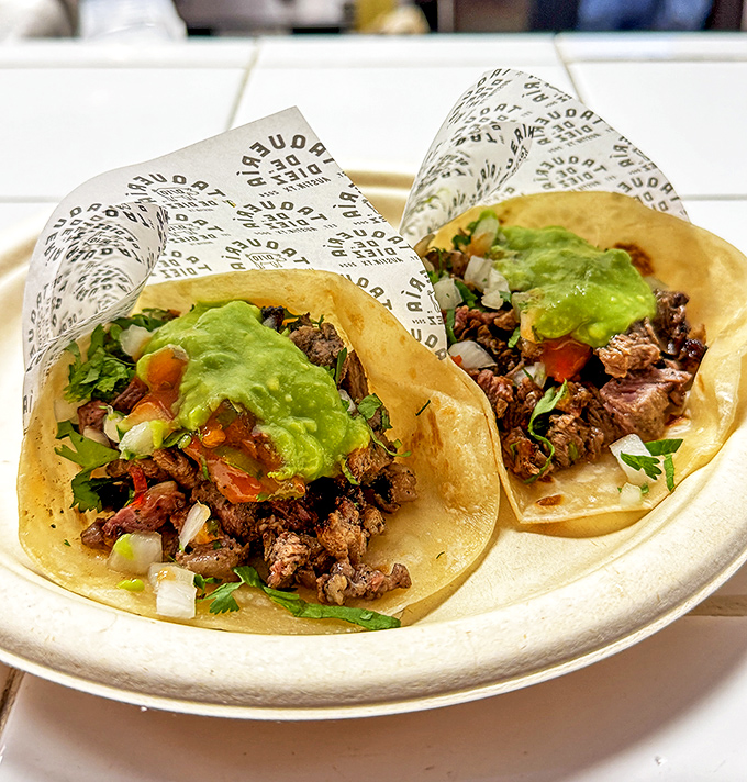 These tacos don't need Instagram filters&mdash;perfectly grilled meat, fresh cilantro, onions, and guacamole create edible poetry on handmade tortillas.