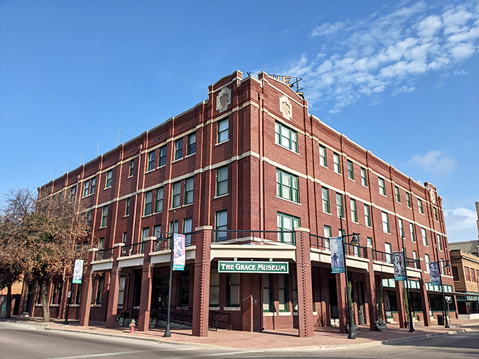 The Grace Museum stands as Abilene's cultural cornerstone, its restored brick fa&ccedil;ade housing treasures of art, history, and childhood wonder under one magnificent roof.