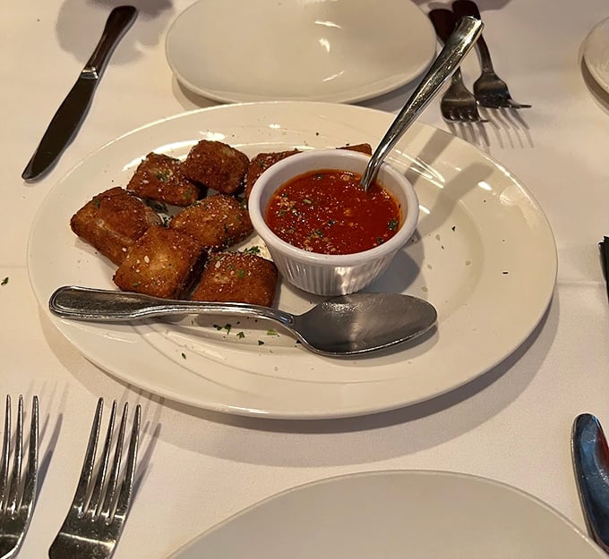 Golden-brown pillows of culinary perfection&mdash;toasted ravioli that makes you understand why St. Louisans would build monuments to this dish if they could.