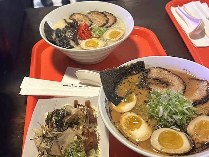 Behold, the star attraction: ramen bowls so photogenic they deserve their own Instagram account, with broth so rich it could buy a beachfront condo.