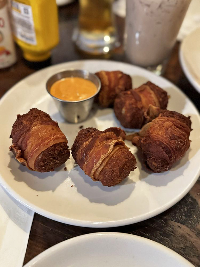 These bacon-wrapped tater tots aren't just appetizers&mdash;they're little bundles of joy that make you question why all potatoes aren't treated with such reverence.