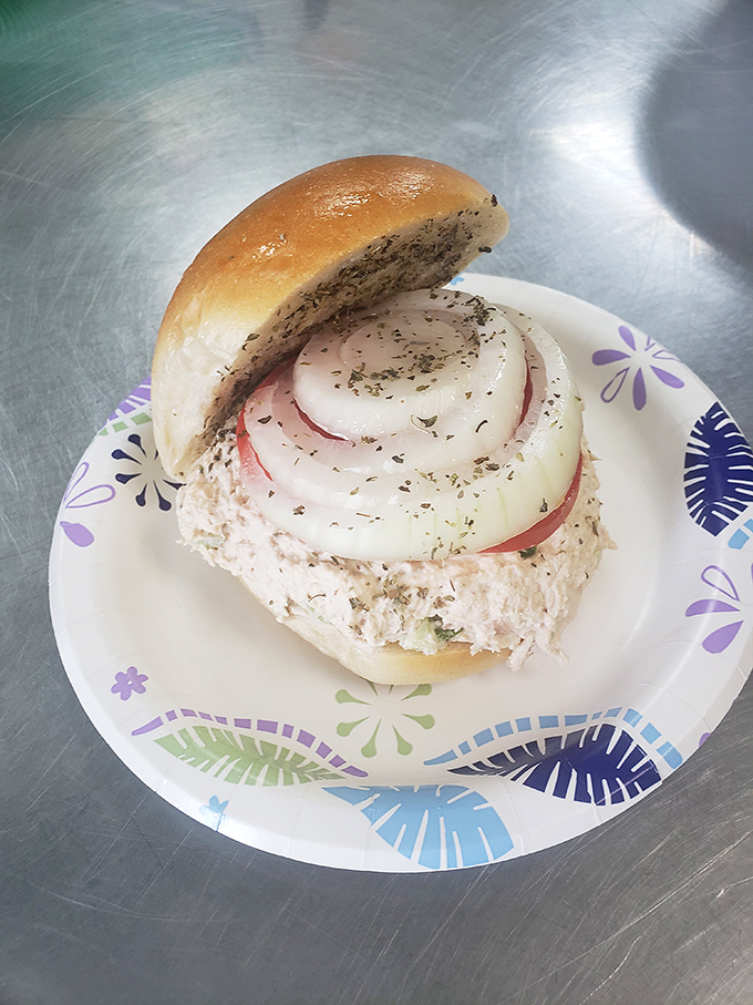 Behold the tuna sandwich that launches a thousand return trips&mdash;perfectly piled, expertly seasoned.