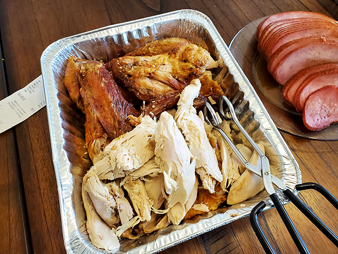 Tender, pull-apart turkey that doesn't need a holiday as an excuse. This is the kind of protein that makes vegetarians question their life choices.