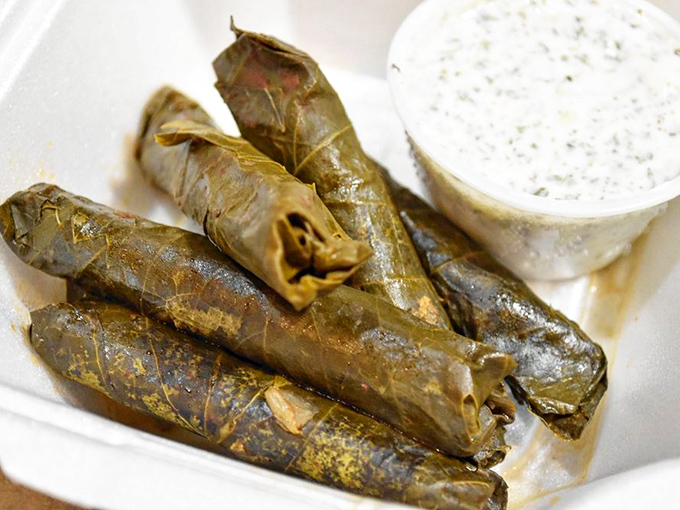 These veggie dolmas aren't just grape leaves stuffed with rice&mdash;they're little green packages of joy that make you wonder why you ever thought vegetables were boring.