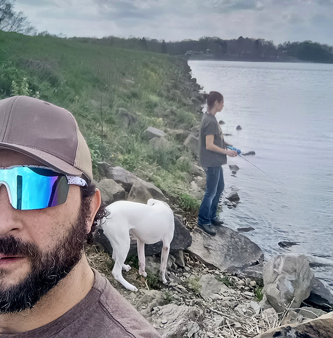 Every fishing story starts here, where patience meets possibility and everyone's an expert coach.