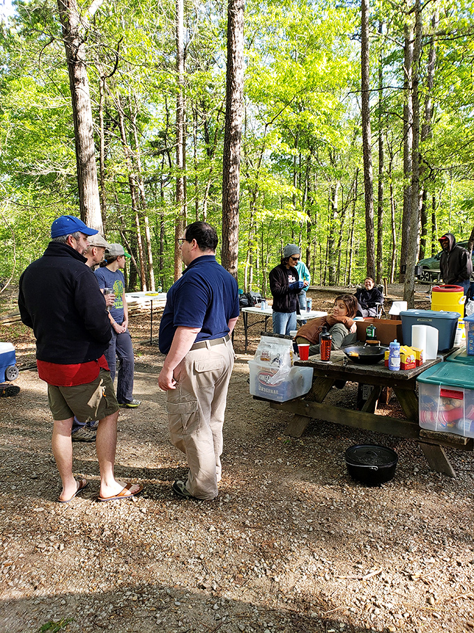 The unofficial Big Hill Pond dining room&mdash;where picnics taste better and conversations flow easier than anywhere with actual walls and a ceiling.