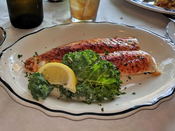 Perfectly seared walleye that flakes with the gentlest touch of your fork—proof that sometimes the simplest preparations yield the most magnificent results.