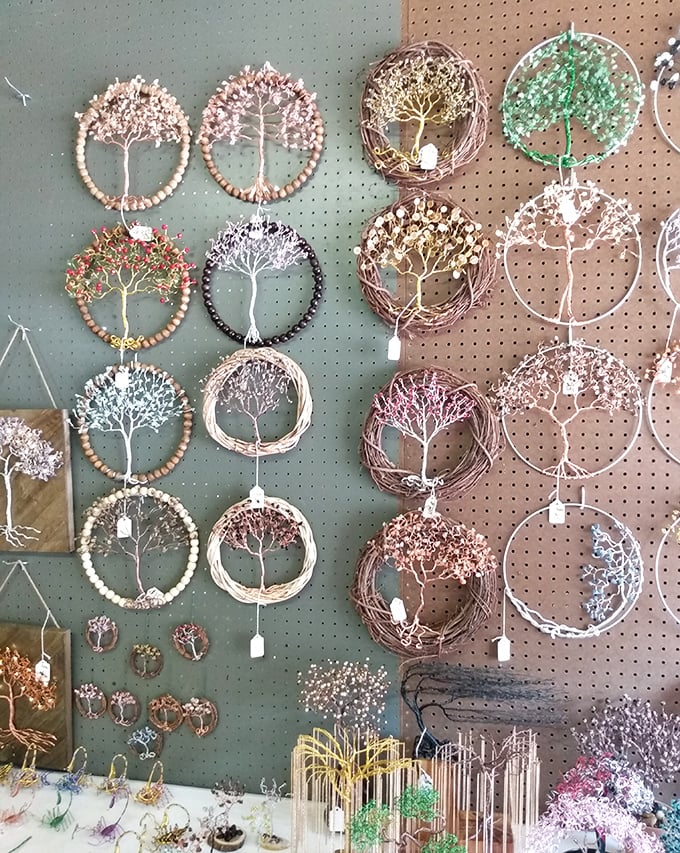 These handcrafted wire tree sculptures bring a touch of artistry to any home. Each one uniquely twisted and formed, they're living room conversation starters waiting to happen.