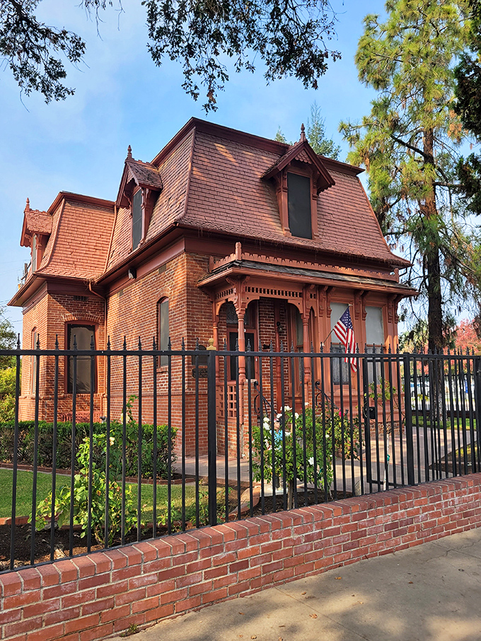 The Zalud House stands as a perfectly preserved Victorian time capsule, complete with ornate woodwork that would make any HGTV host swoon.