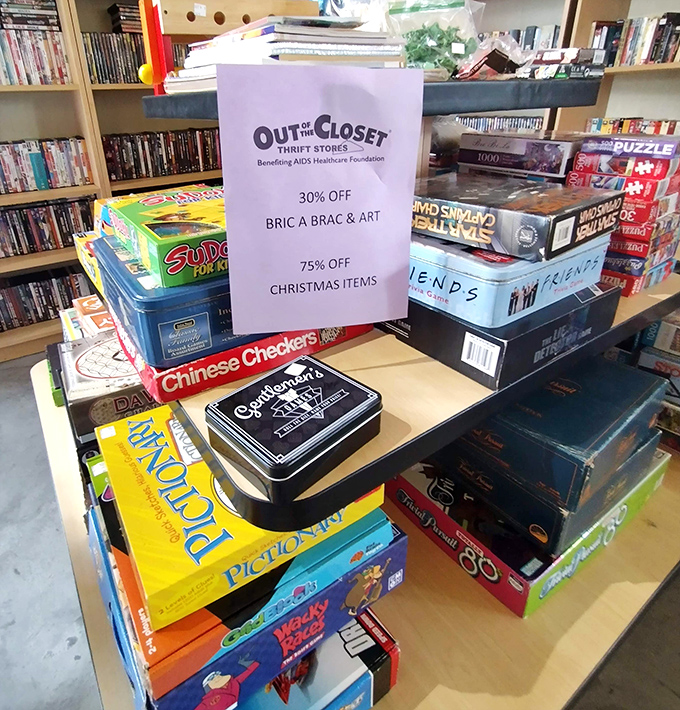 Board game heaven for rainy Florida afternoons. That vintage Pictionary might still have all its pieces&mdash;a thrift store miracle of biblical proportions.