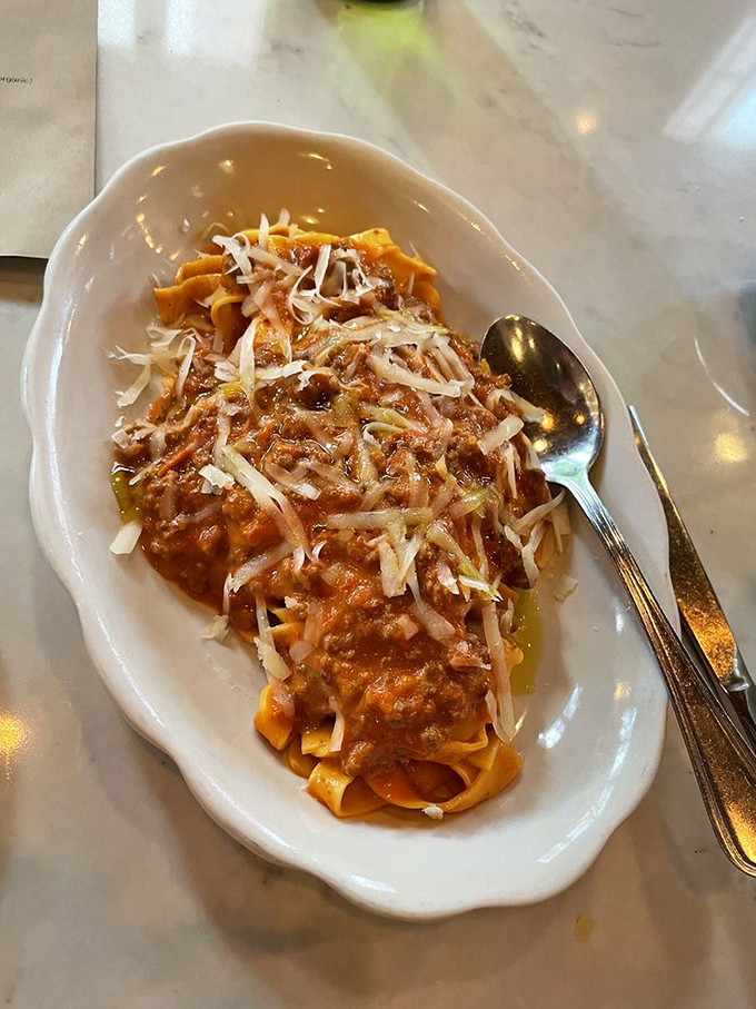 The pappardelle with heritage pork ragu isn't just pasta&mdash;it's a slow-simmered Italian hug on a plate that makes you want to kiss your fingertips.
