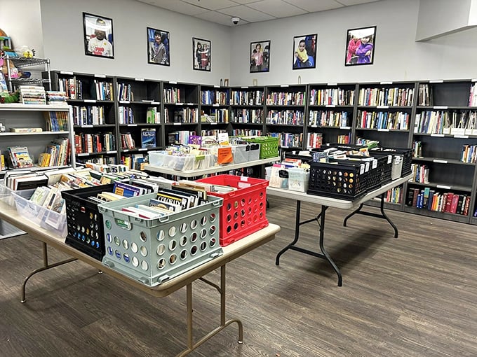 A bibliophile's paradise where literary treasures wait patiently for their next chapter with you.