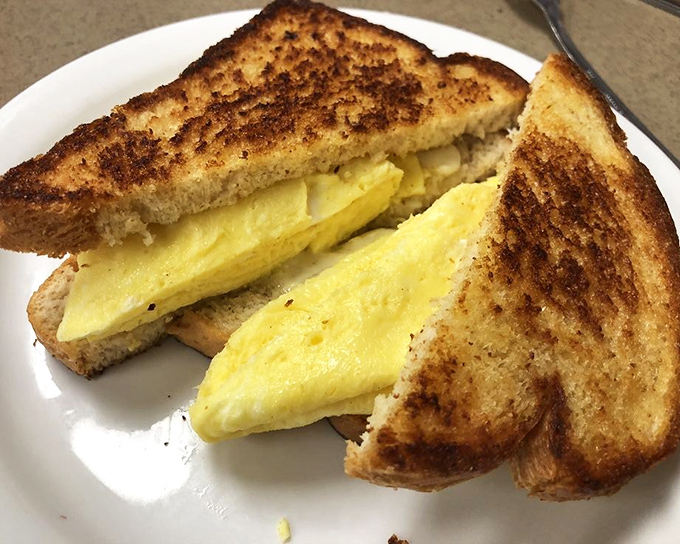 Breakfast simplicity that hits all the right notes. This egg sandwich proves you don't need avocado toast or fancy hollandaise to start your day with pure satisfaction. 