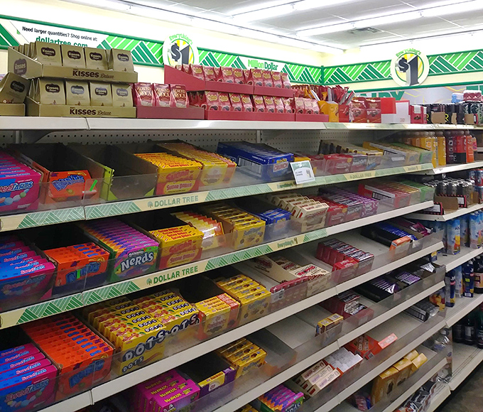 Candy paradise stretches as far as the eye can see. Movie theater favorites without the movie theater prices&mdash;now that's sweet victory.