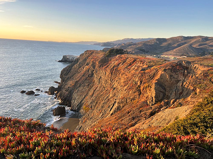 These cliffs have been putting on a geological theater performance for millions of years.