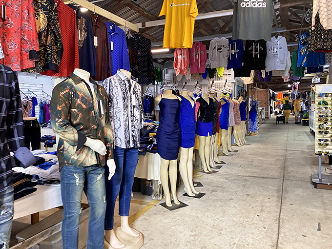 The clothing section rivals any department store, minus the elevator music and overzealous cologne spritzers. Fashion finds without the retail markup!