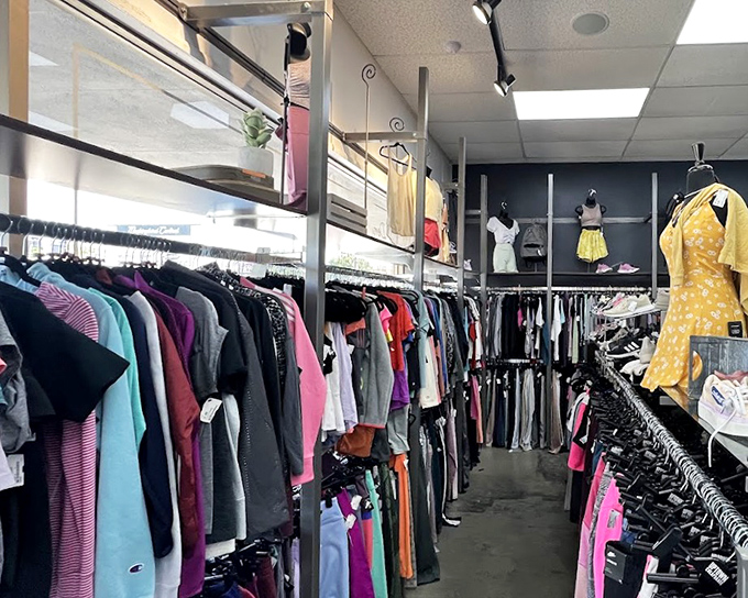 Racks upon racks of possibility&mdash;each hanger a potential Cinderella story waiting for the right shopper to come along.