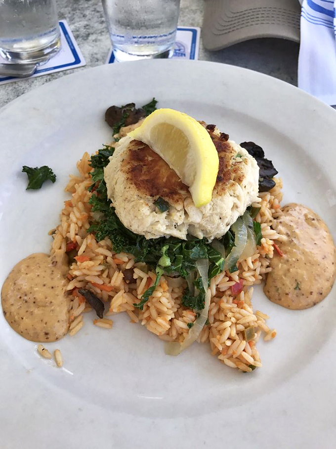 Golden perfection meets sweet crabmeat in this tower of coastal comfort that dreams are made of.