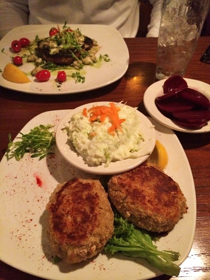 These golden-brown crab cakes aren't just dinner&mdash;they're edible Pennsylvania tradition, served with a side of nostalgia and house-made coleslaw.