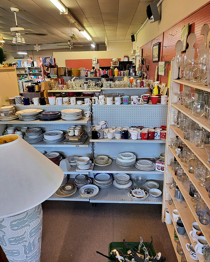 Dish paradise for the mismatched-set enthusiast. Here, completing your grandmother's china pattern isn't just possible&mdash;it's practically inevitable if you visit often enough.