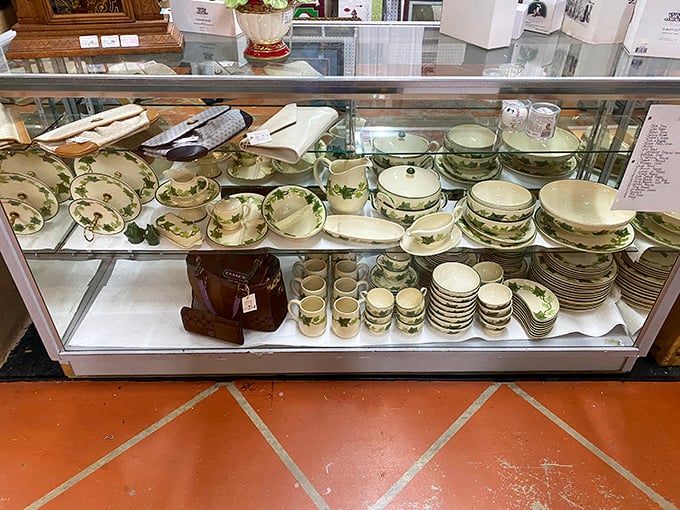 Grandmother's china never looked so tempting&mdash;complete place settings waiting for their next family gathering or elegant tea party.