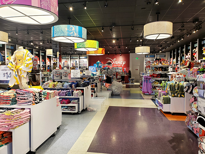 Disney's magical merchandise empire extends its reach into outlet territory, enchanting families with affordable whimsy.