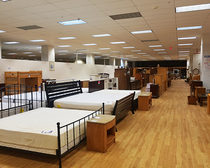 Bedroom paradise! Like a hotel where everything's for sale, these mattresses and bed frames are priced for sweet dreams without the nightmare price tags. 
