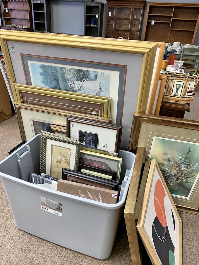 Art collectors, rejoice! These framed treasures await new walls to grace&mdash;at prices that'll leave room in your budget for frames.
