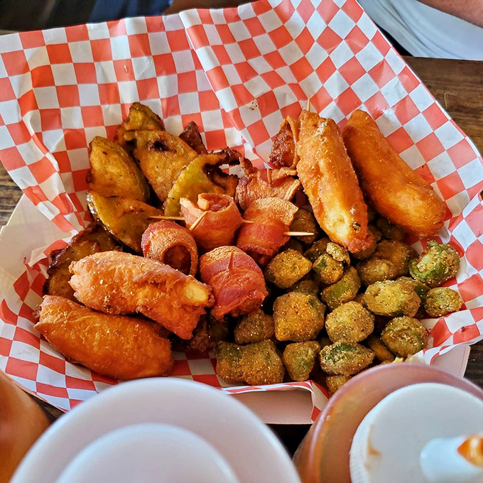 These golden-fried bites aren't just appetizers &ndash; they're edible love letters from the South, complete with bacon and Brussels sprouts for good measure.