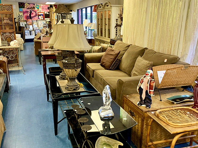 The furniture section could furnish an entire living room with character and charm without emptying your retirement fund. 