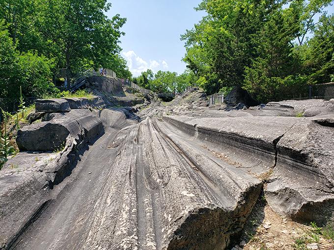 Nature's own time machine&mdash;these glacial grooves tell a 20,000-year-old story carved by ice that would make your freezer feel inadequate. 