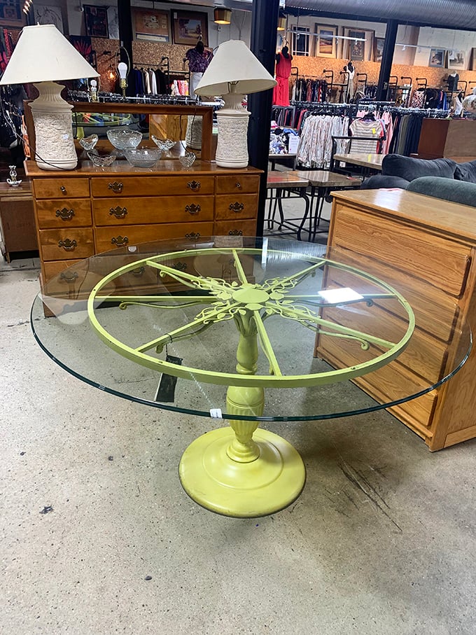 That chartreuse glass table isn't just a conversation piece&mdash;it's the beginning of a whole new design direction for your living room.