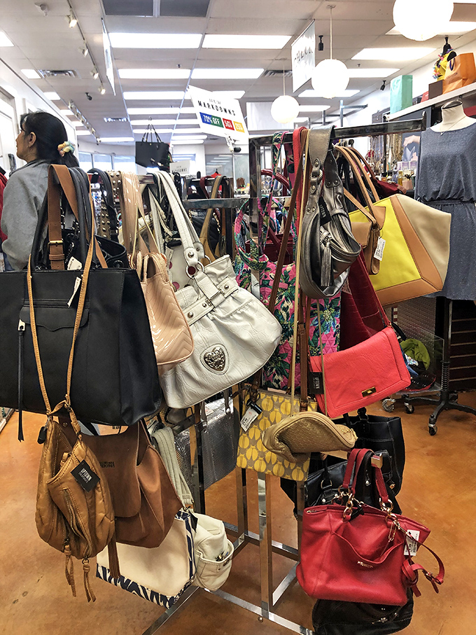 Handbag paradise where designer dreams come at nightmare-free prices. That white Michael Kors might be your next signature piece.