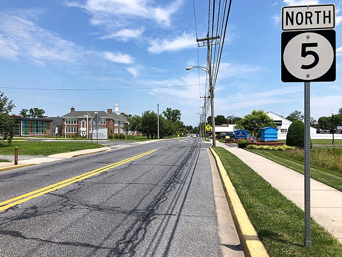 Route 5 stretches ahead like a promise, connecting Milton's historic heart to the natural wonders waiting just beyond the horizon.