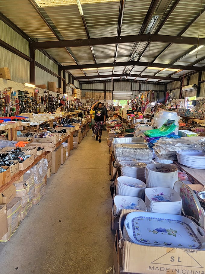 Organized chaos at its finest&mdash;where dishware dreams and household treasures await adoption. Every aisle tells a different story of American domesticity.