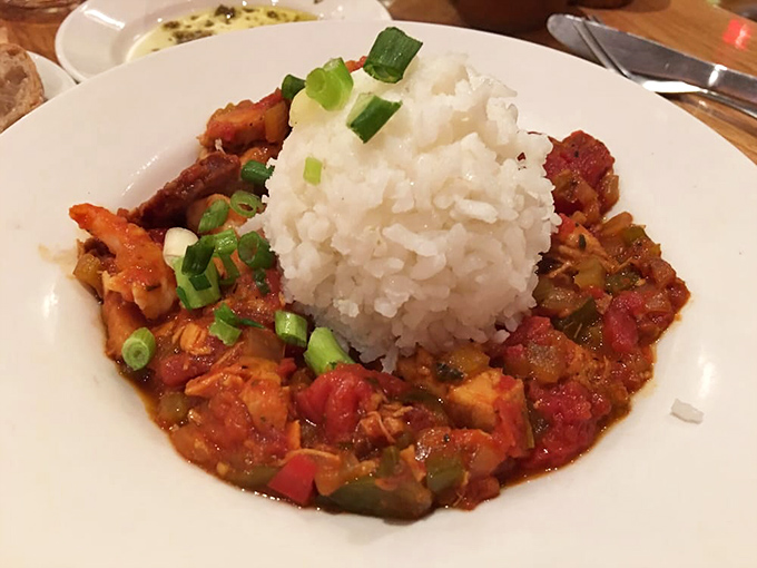 This jambalaya isn't just a dish, it's a spicy southern vacation with a perfect island of rice at its center. No passport required!