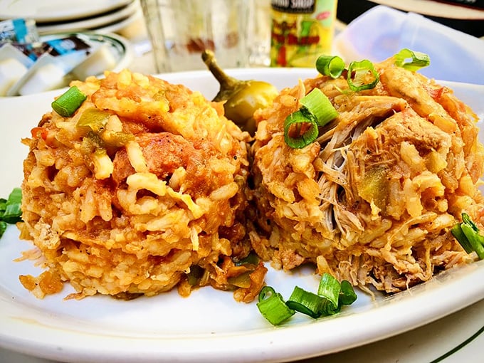 Jambalaya that doesn't just sit on the plate&mdash;it performs, with each grain of rice playing its part perfectly.