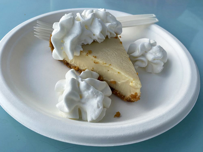Behold the legendary key lime pie that's been causing whispered conversations throughout Manatee County for years.