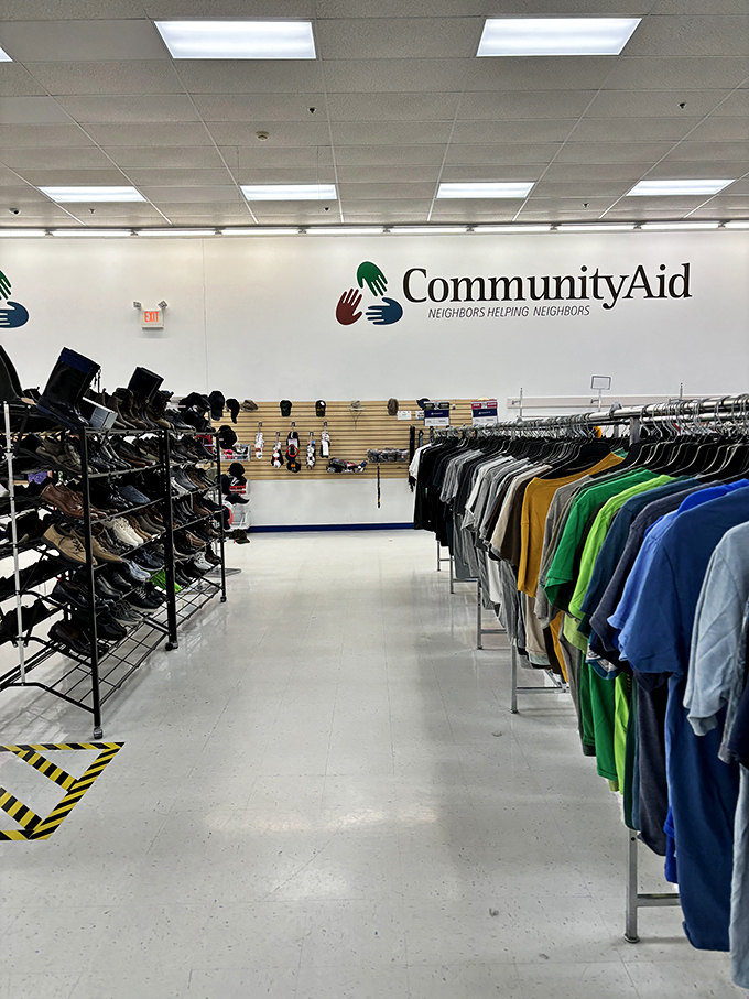 Neighbors Helping Neighbors isn't just a slogan&mdash;it's the organizing principle behind these meticulously arranged racks of possibility. 