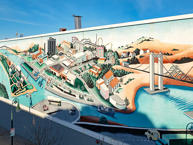 Vallejo's waterfront mural tells the city's story better than any Wikipedia page &ndash; and with 100% more artistic flair and zero pop-up ads.