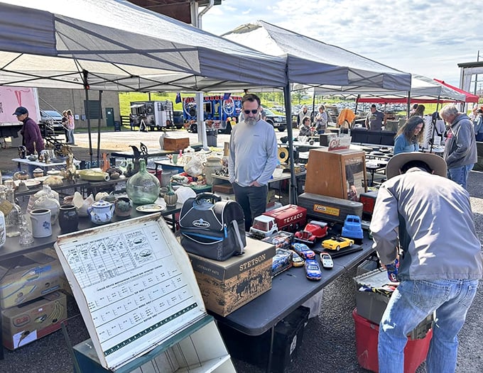 Model cars, vintage toys, and memories for sale. That tiny red truck might just be identical to the one your grandfather kept on his desk.