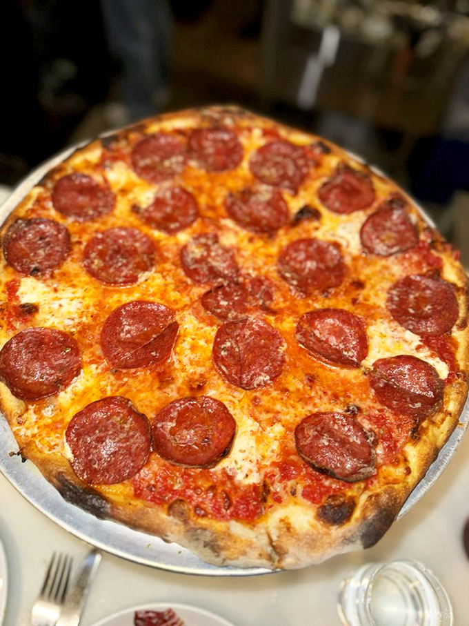 Behold the pepperoni pizza in all its glory&mdash;those perfectly curled cups of spicy goodness collecting pools of flavor that dreams are made of.