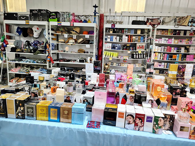 Perfume paradise or scent heaven? This meticulously organized fragrance collection would make Coco Chanel herself stop for a spritz.